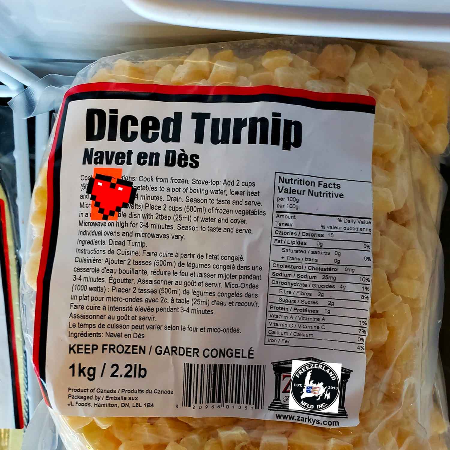 Dice Turnip – Freezerland NFLD INC.