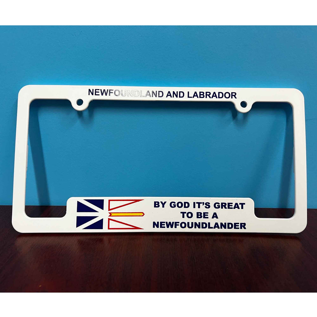 Newfoundland License Plate Frame – Freezerland NFLD INC.